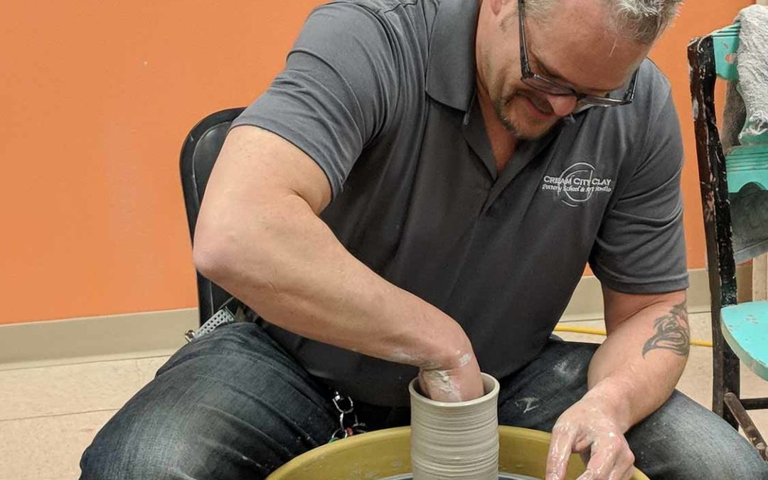 Adult Pottery Wheel II: Spring 1 2021, 7 weeks Monday evening | Cream ...